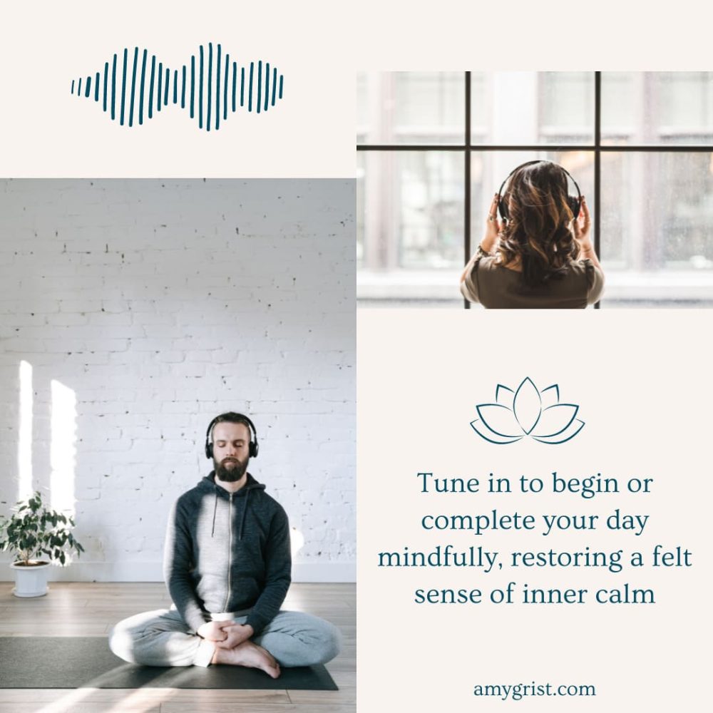 Guided Meditation Audio Series MP3 | Wellbeing | Amy Grist